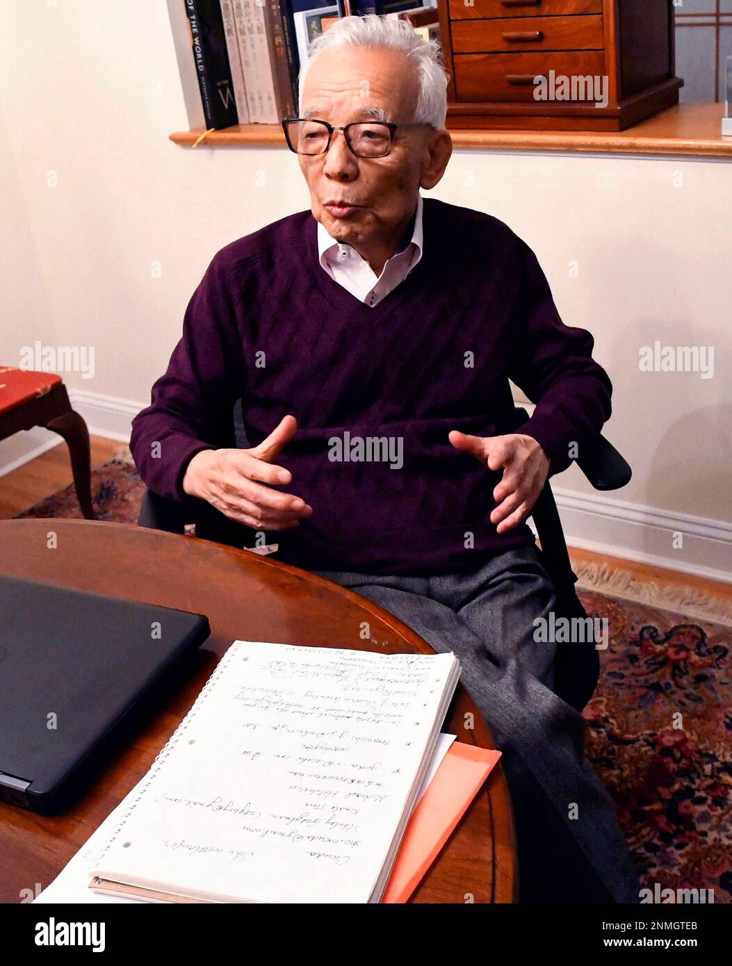 Syukuro Manabe talks about winning the Nobel Prize in Physics at his ...