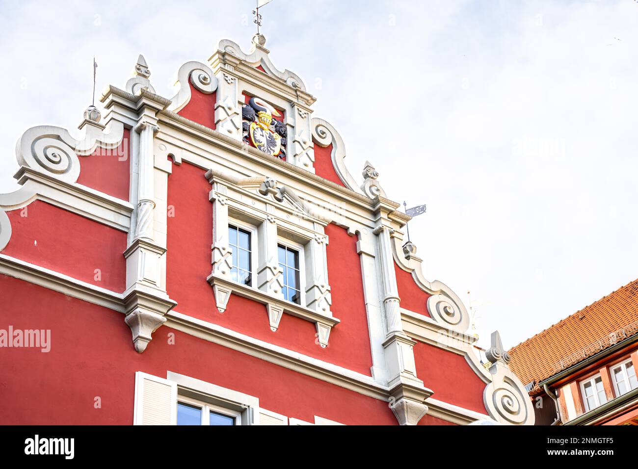 Red House in the Old Town, Constance, Lake Constance, Germany Stock ...