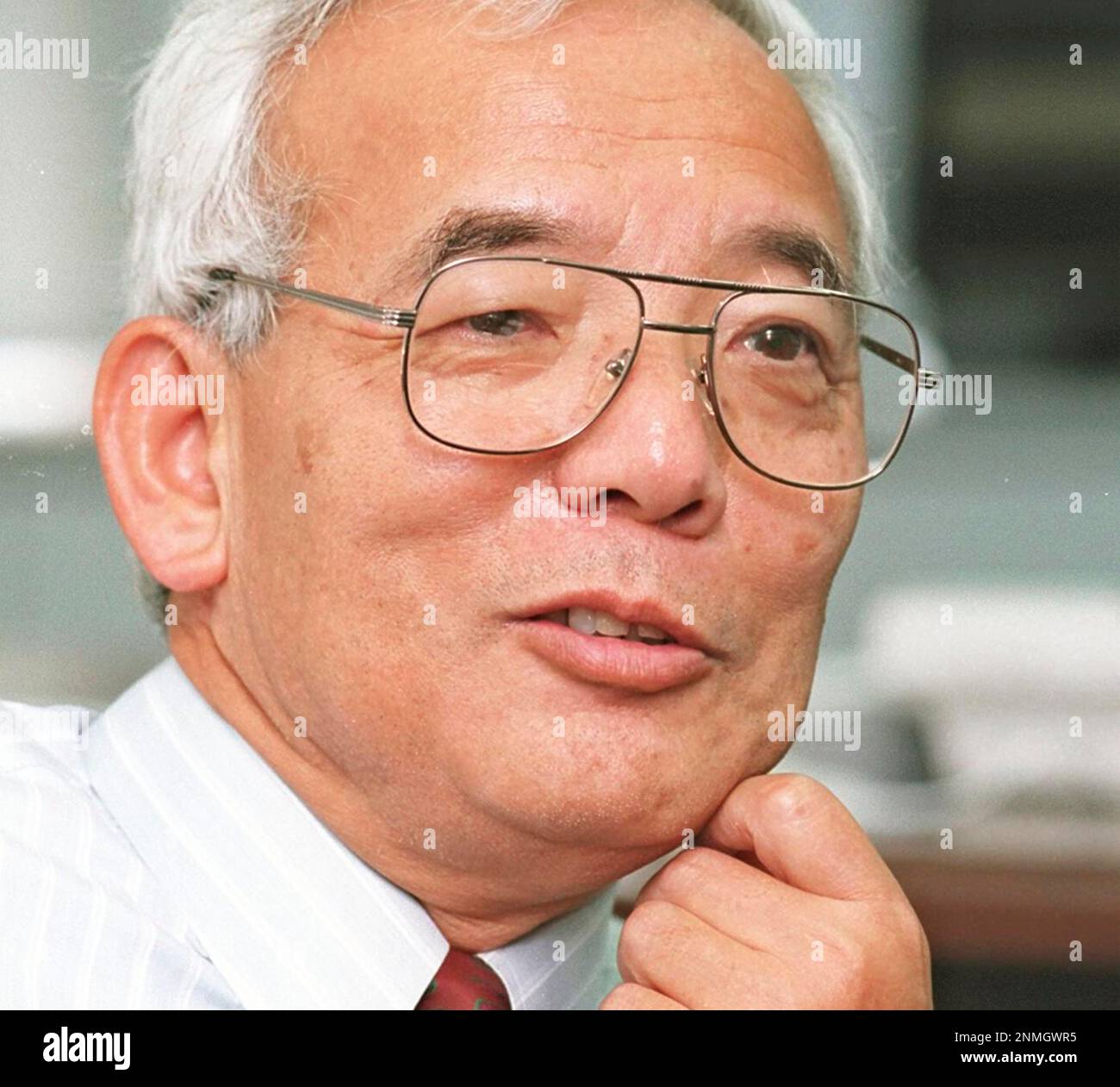 FIFE: Japanese Syukuro Manabe speaks during an interview in Minato Ward ...