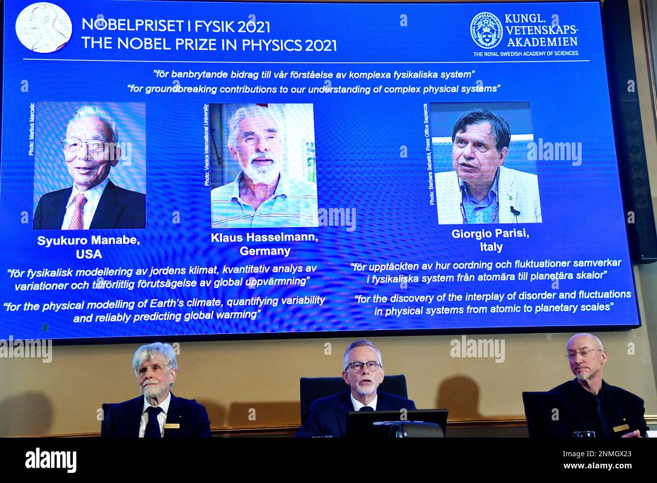 Secretary General of the Royal Swedish Academy of Sciences Goran ...