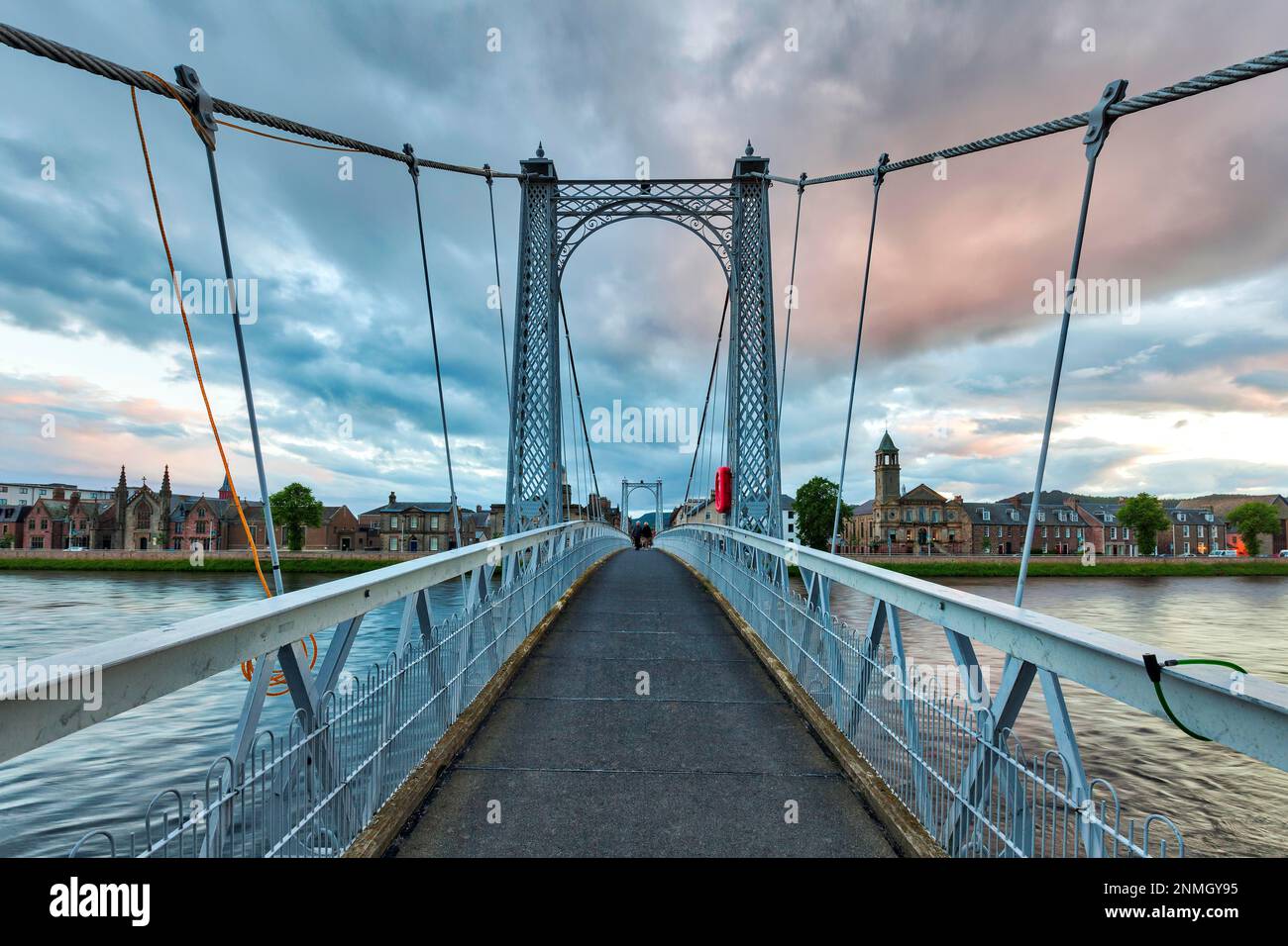 Greig Street Bridge, Inverness, Scotland, United Kingdom Stock Photo ...