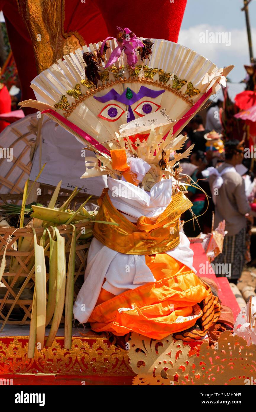 Cremation Offering for a Ngaben or cremation ceremony, Ubud village ...