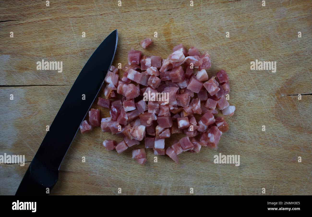 Diced ham hi-res stock photography and images - Alamy