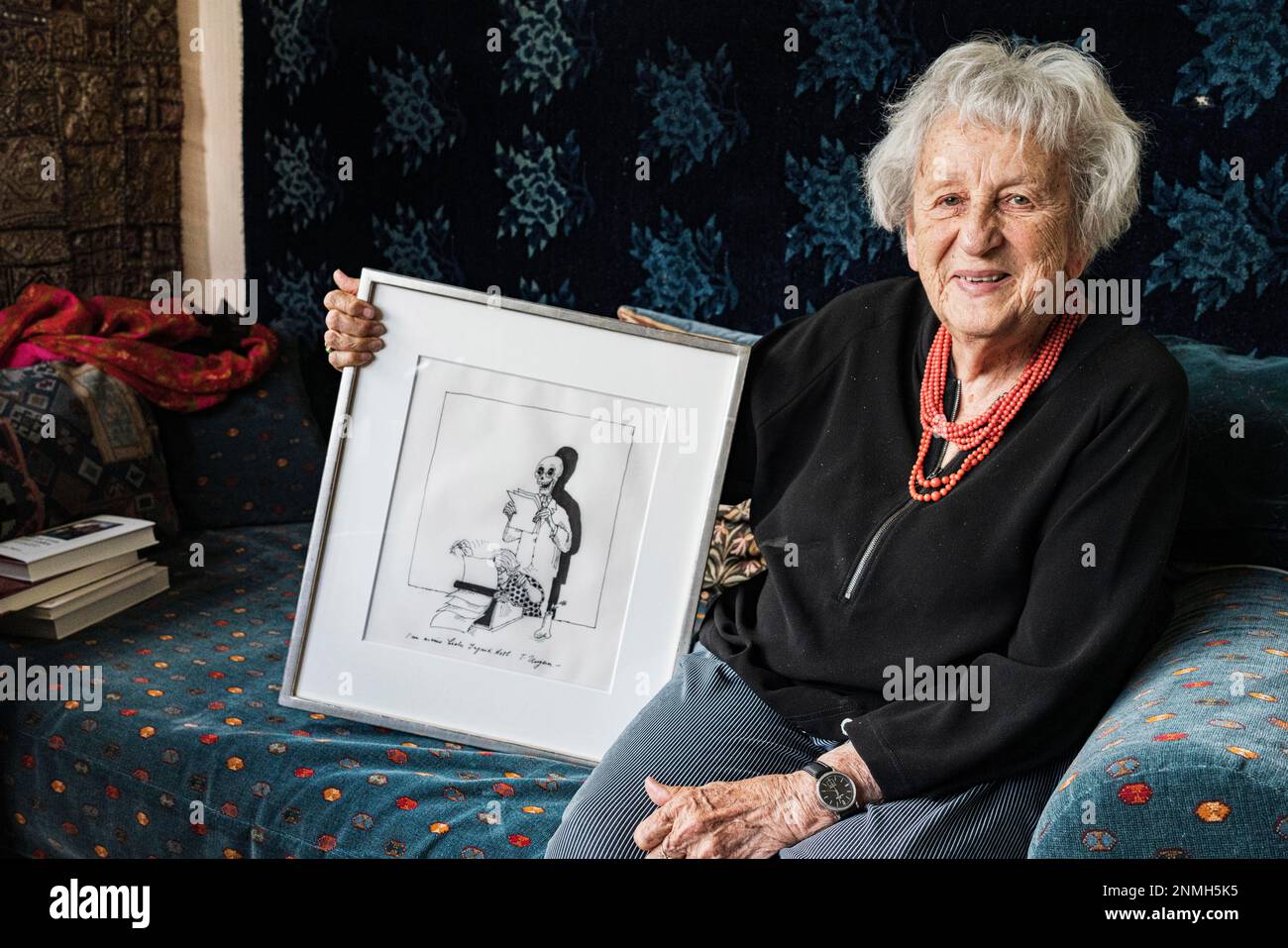 Portrait Ingrid Noll, German author, crime novelist, bestselling author ...
