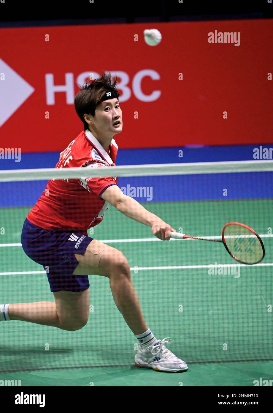 Chen Yu Fei of China in action against Akane Yamaguchi of Japan during ...