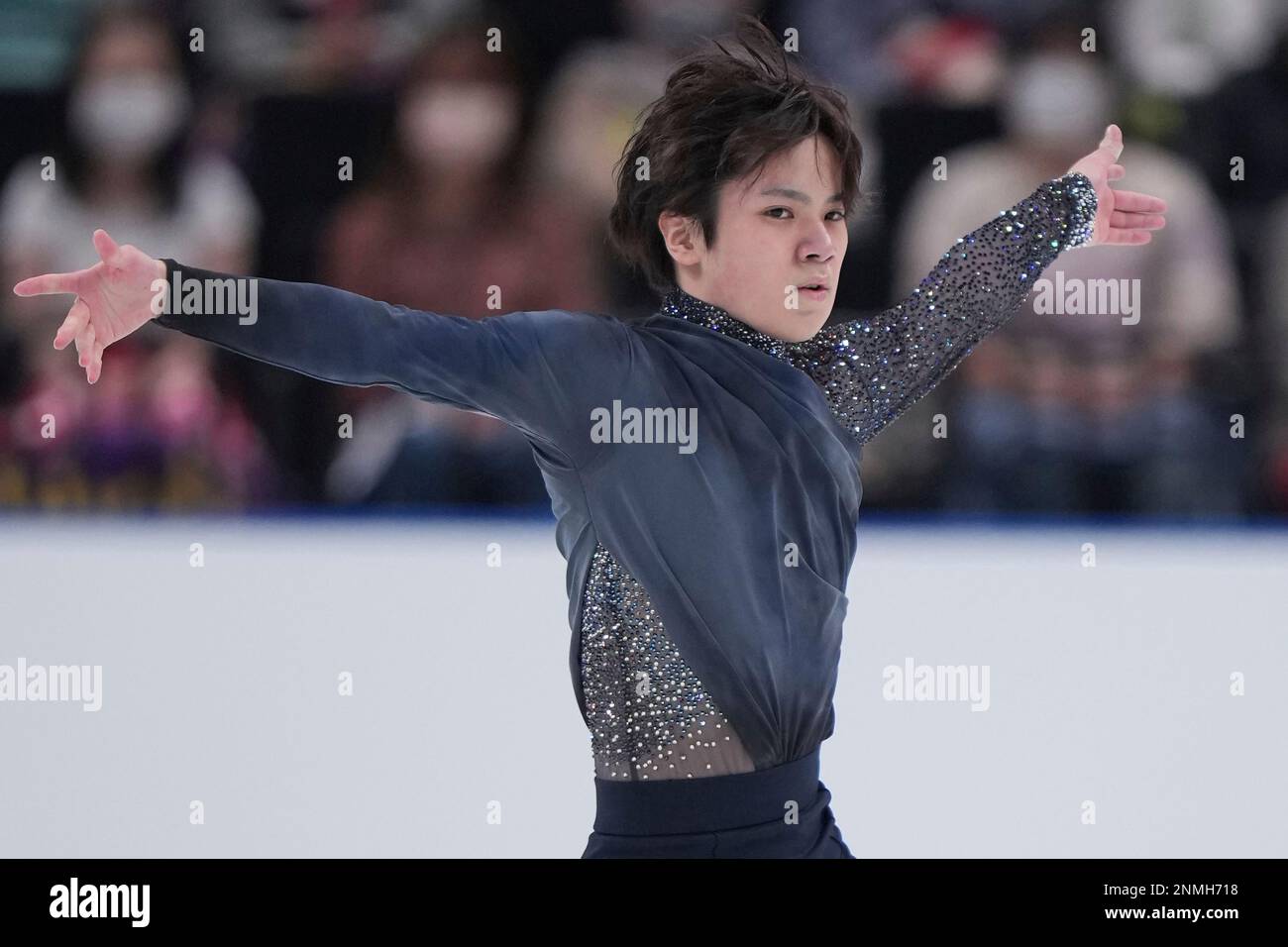 Japanese figure skater Syoma Uno performs during Carnival on Ice 2021 ...