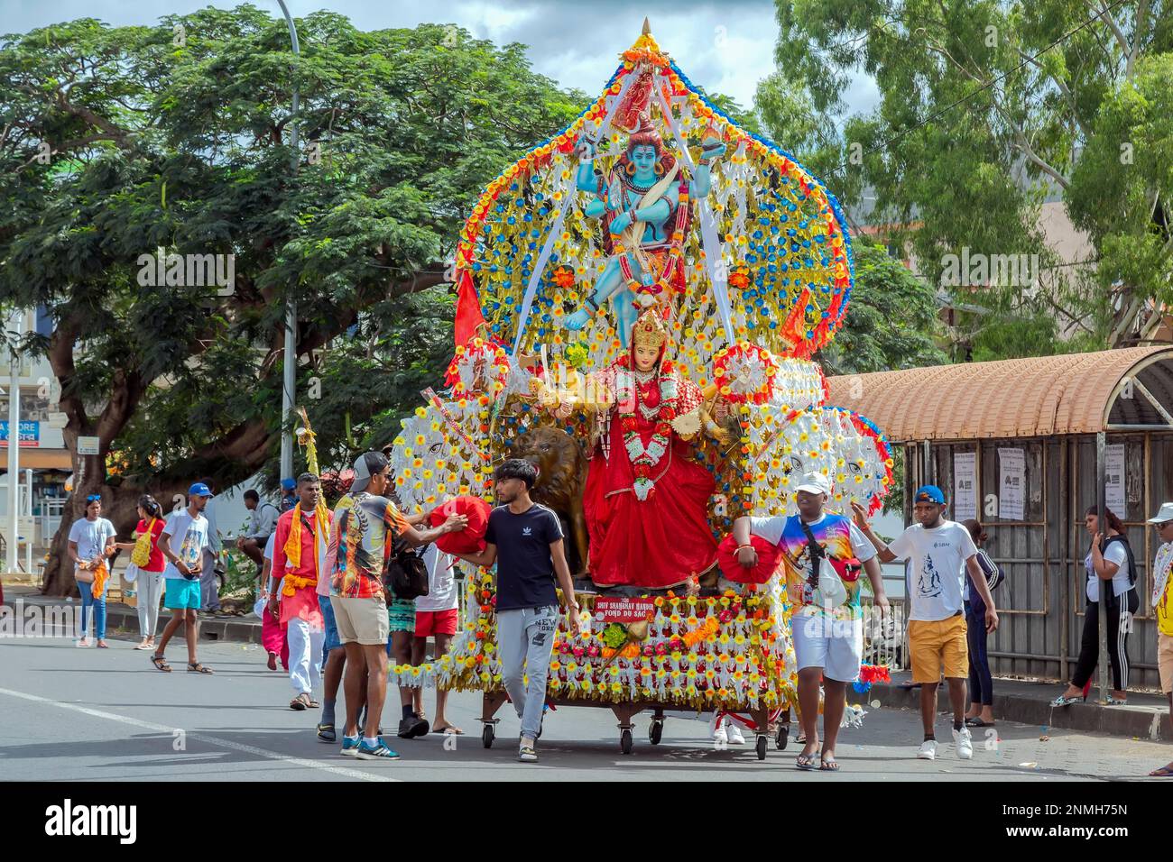 Mahashivratree Pilgrims on their way to Grand Bassin (ganga talao ...