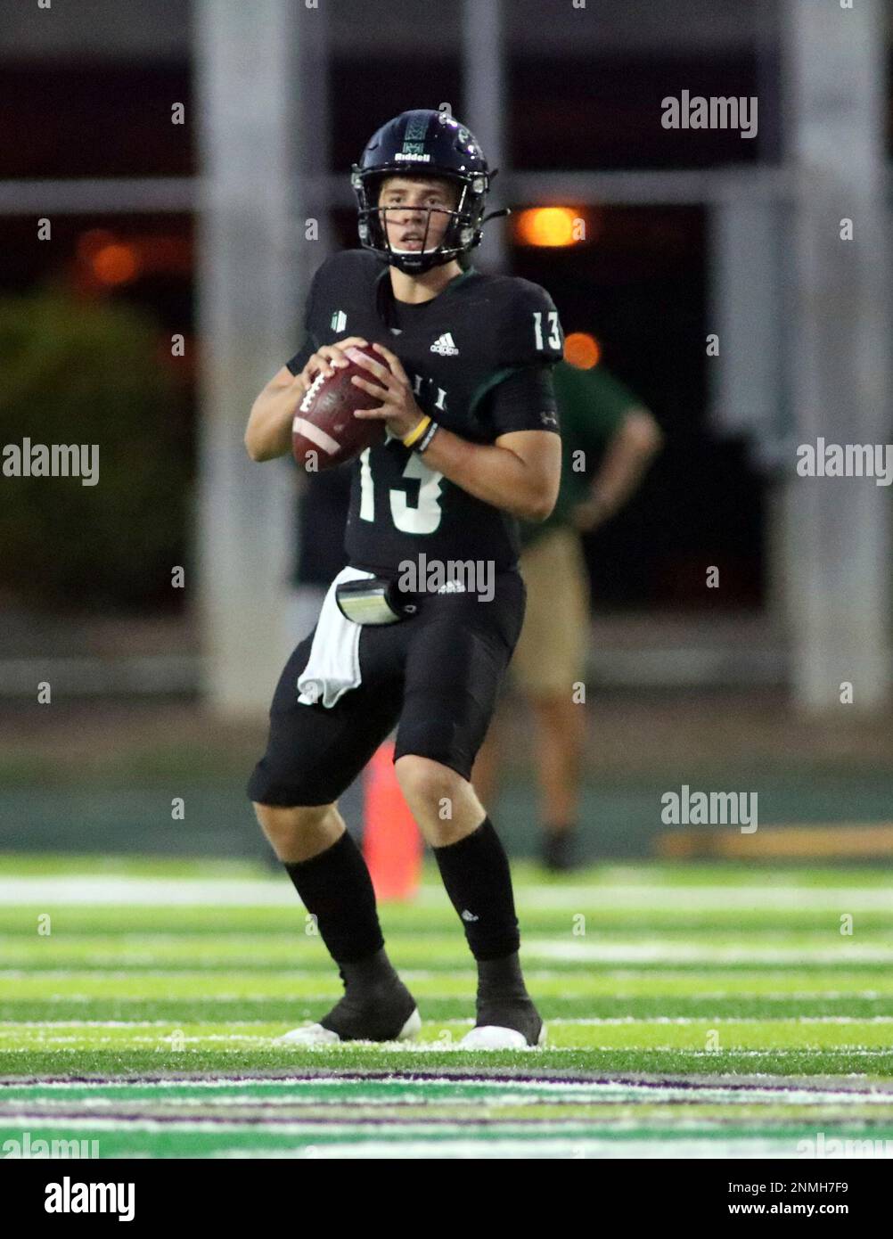 October 2, 2021 - Hawaii Rainbow Warriors quarterback Brayden Schager ...