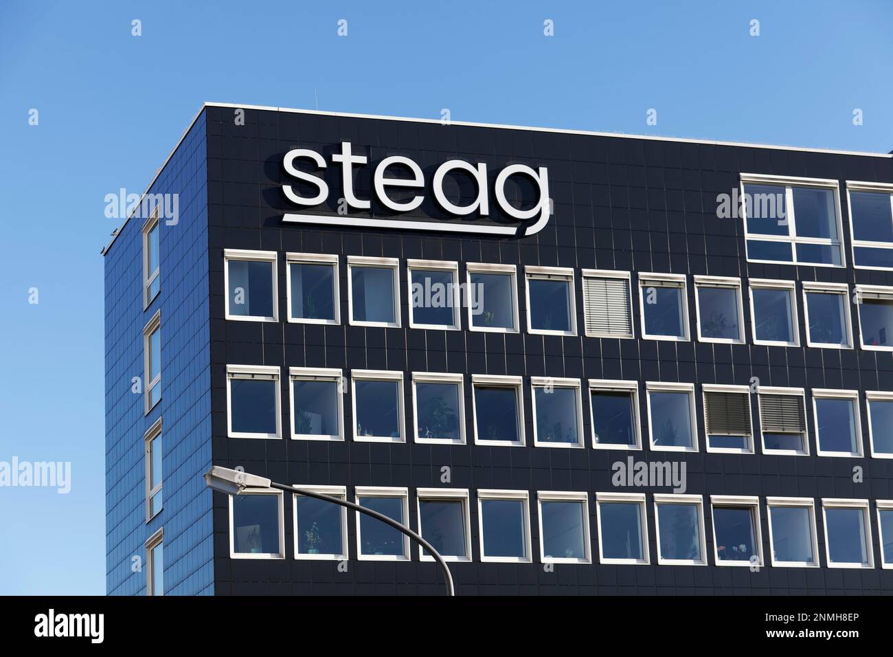 Steag GmbH headquarters, logo on building, energy producer, power plant ...