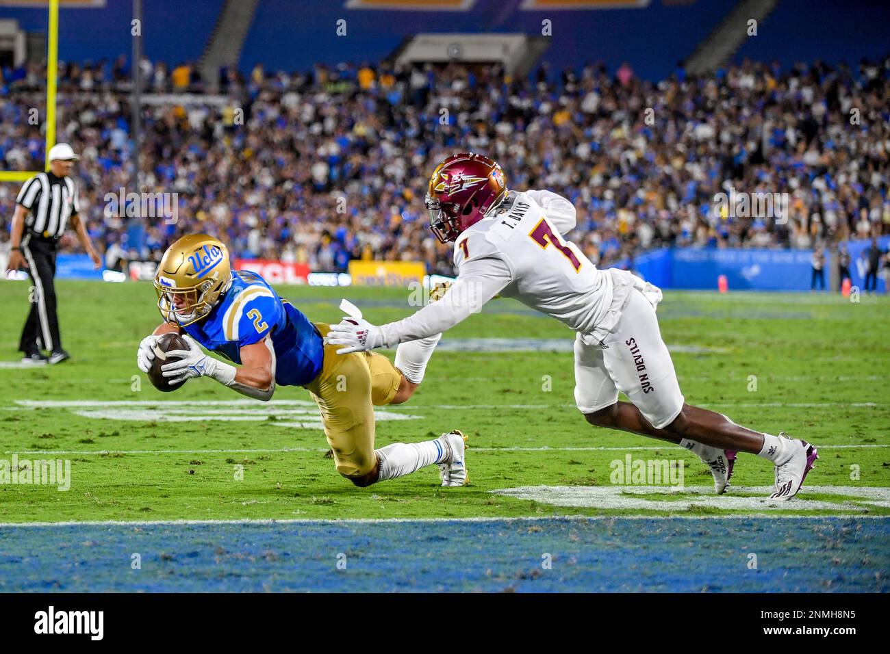 October 2, 2021 Pasadena, CA.UCLA Bruins wide receiver Kyle Philips #2 ...