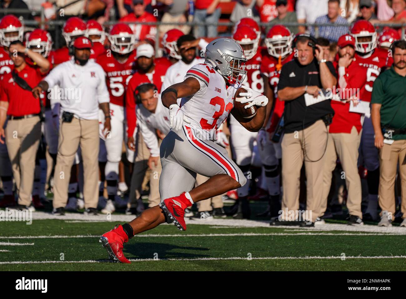 October 2, 2021, Piscataway, New Jersey, USA: Ohio State Buckeyes ...