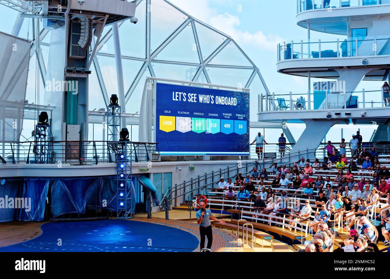 MIAMI, FLORIDA - January 29, 2023: Royal Caribbean operate over 25 ...