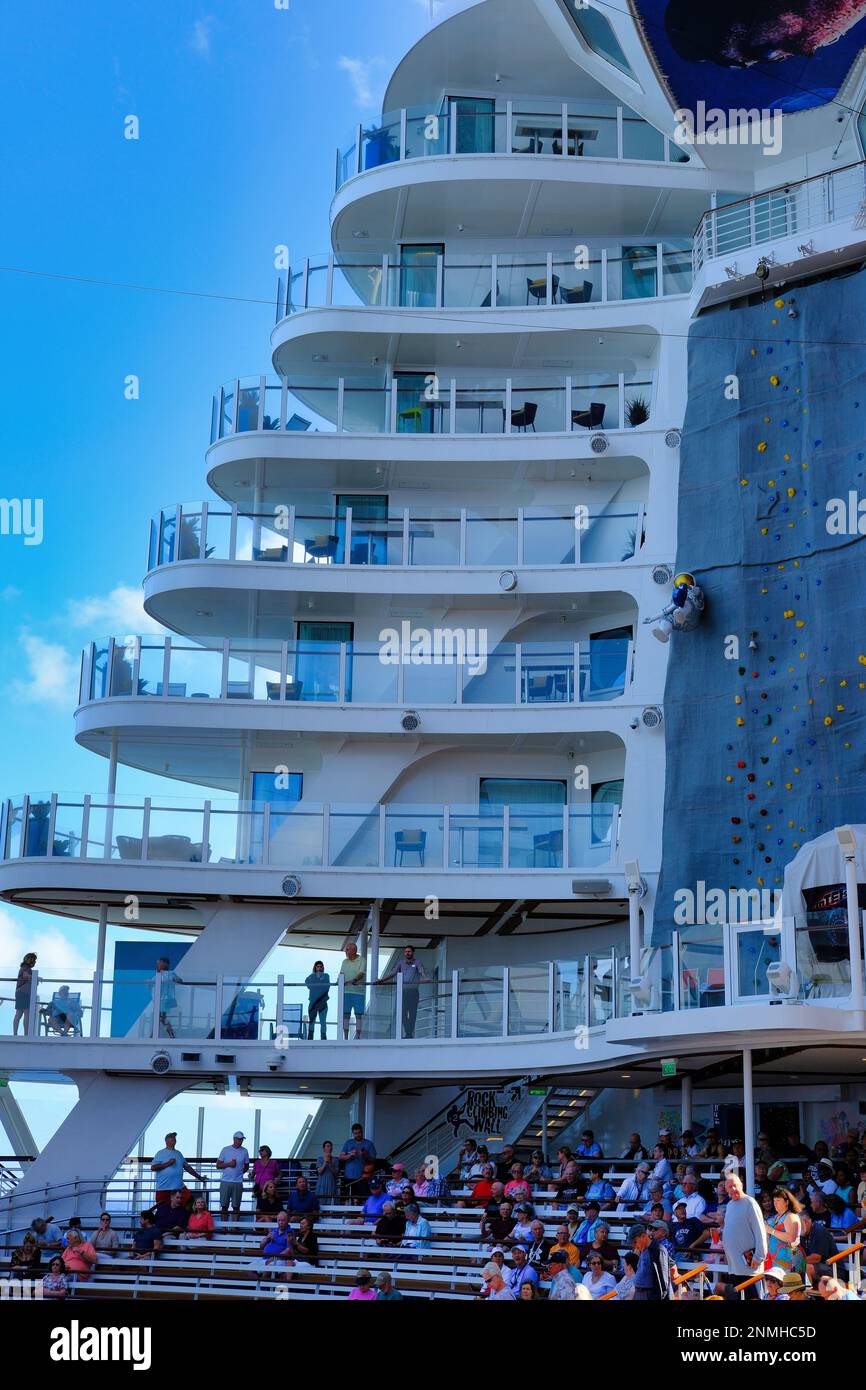MIAMI, FLORIDA - January 29, 2023: Royal Caribbean operate over 25 ...
