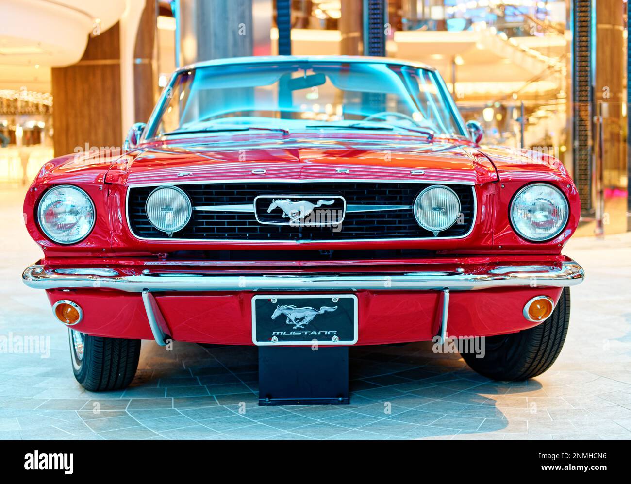Miami, Florida - January 29, 2023: The Ford Mustang is a car made by ...