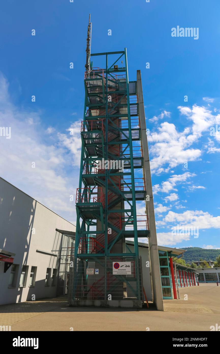 Volunteer fire brigade of the city of Pfullingen, premises, hose ...