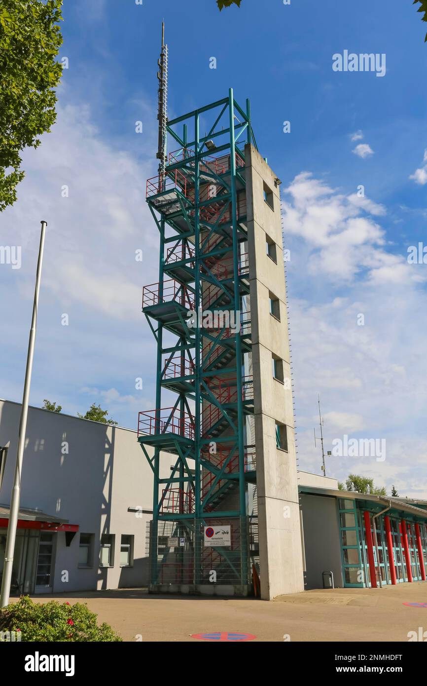 Volunteer fire brigade of the city of Pfullingen, premises, hose ...