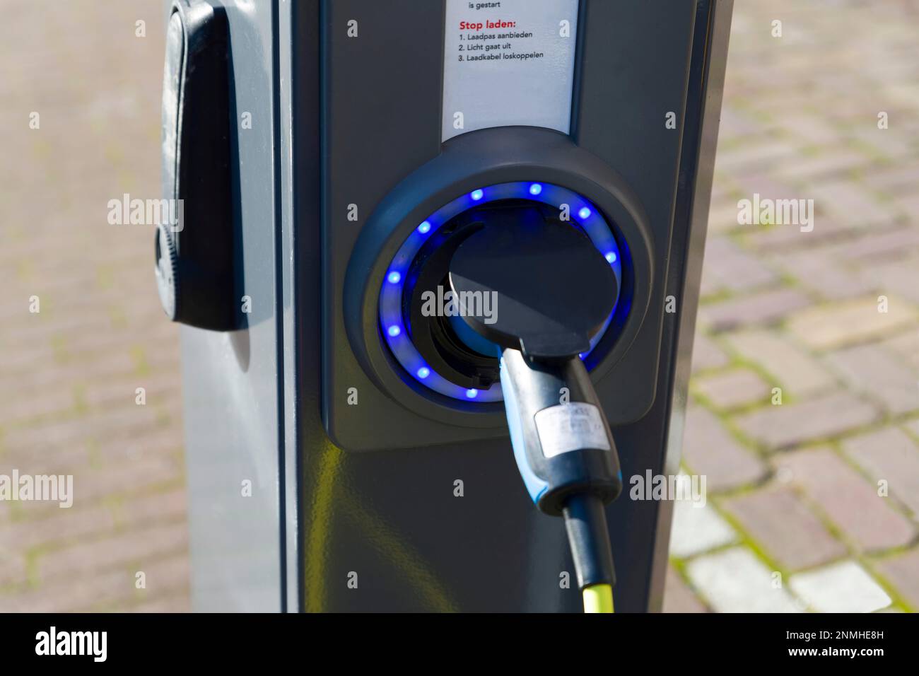 Electric filling station, Amsterdam, Netherlands Stock Photo - Alamy