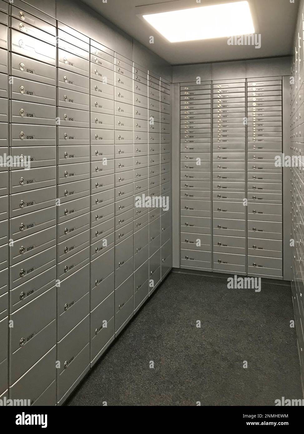Safe deposit boxes Stock Photo - Alamy