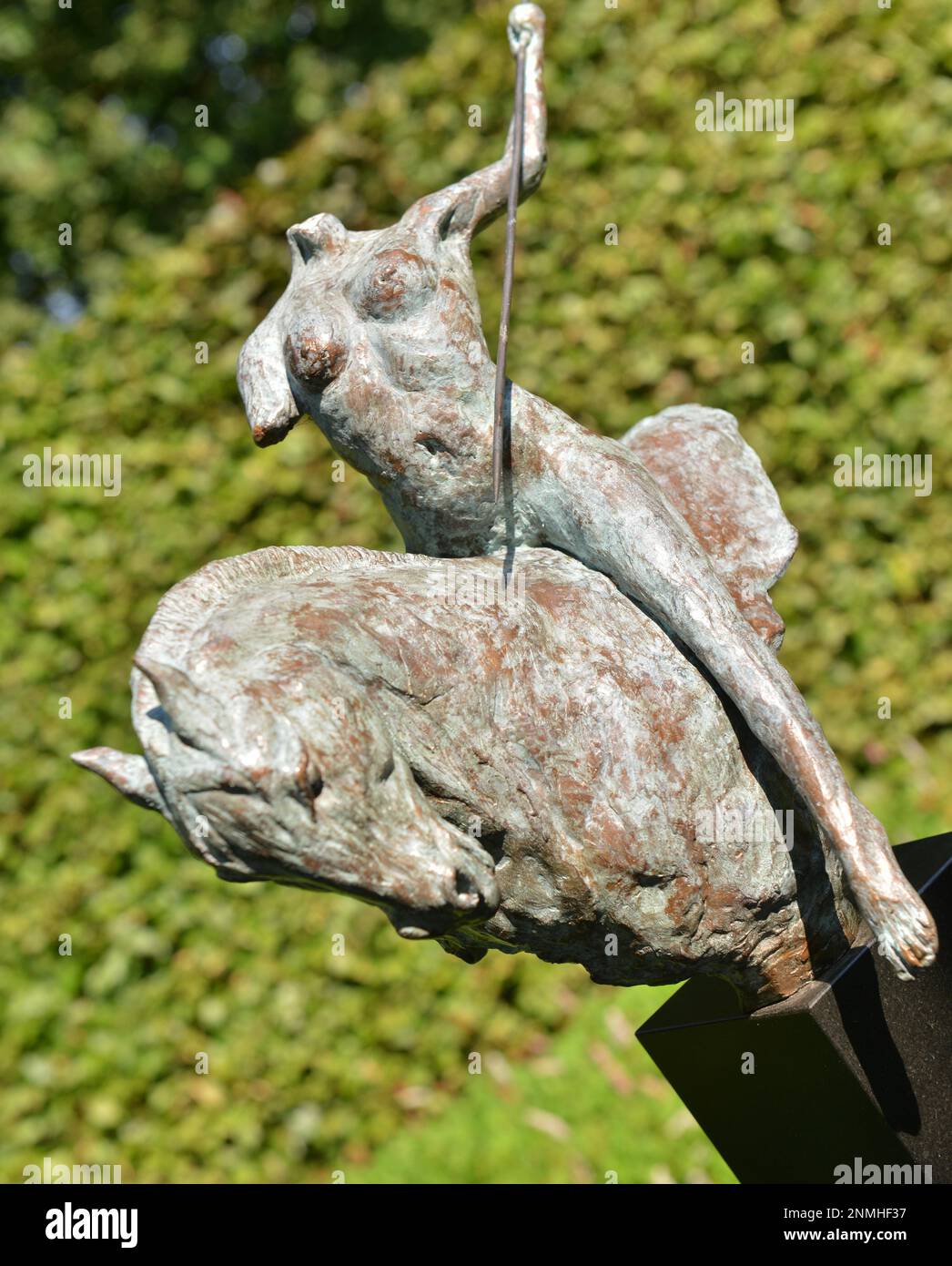Artwork in the landscape park in south-east Drenthe, Galeirie Beelden ...