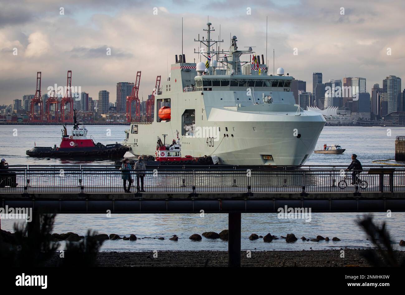 The Royal Canadian Navy's newest Arctic and Offshore Patrol Ship, HMCS ...
