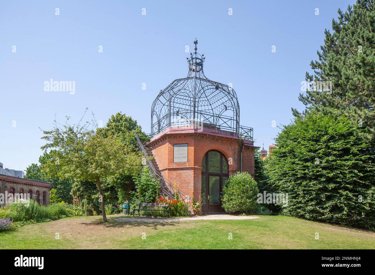 Viewing Pavilion, Old Botanical Garden Park, Kiel, Schleswig-Holstein ...