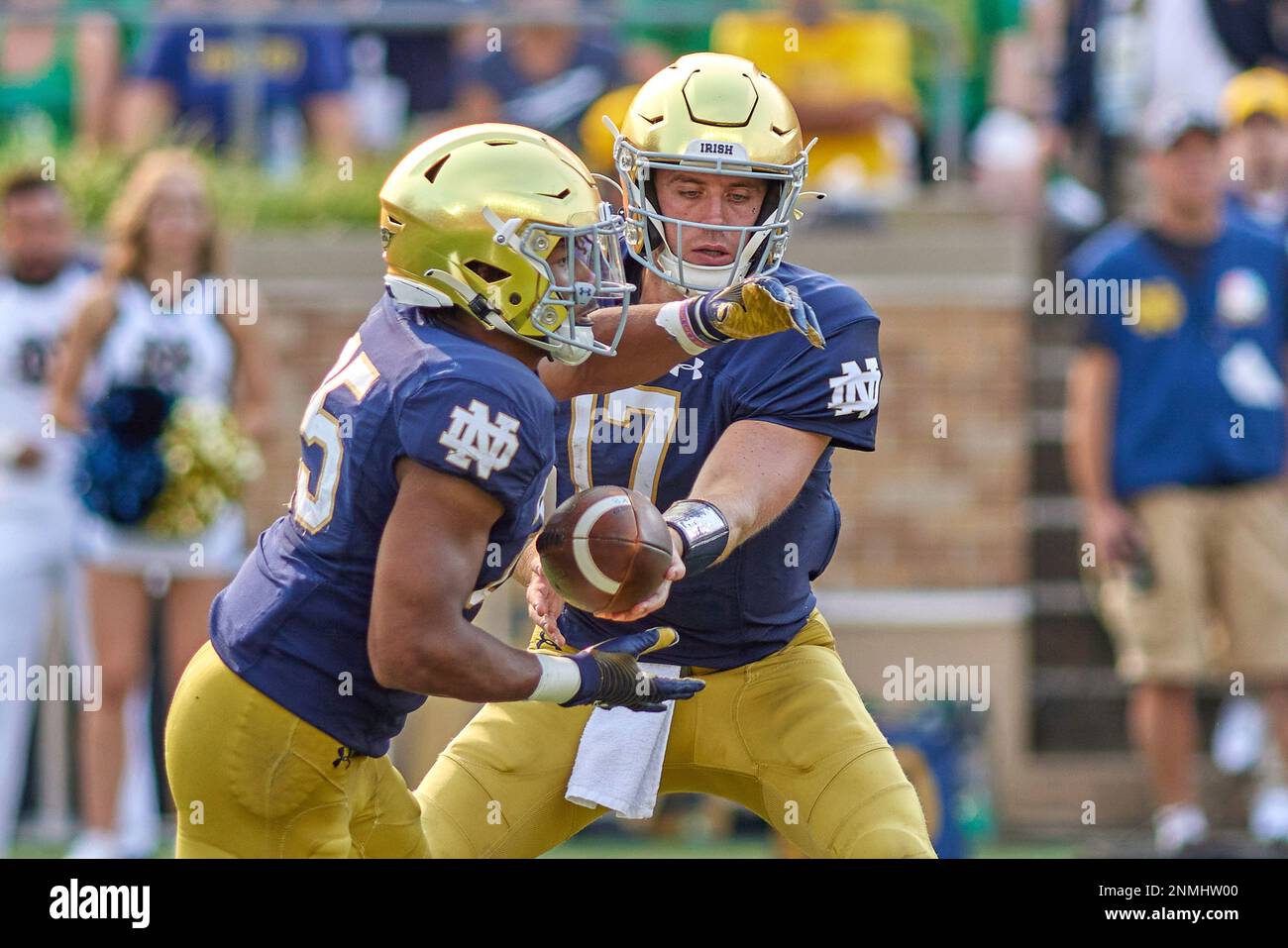 SOUTH BEND, IN - SEPTEMBER 11: Notre Dame Fighting Irish quarterback ...