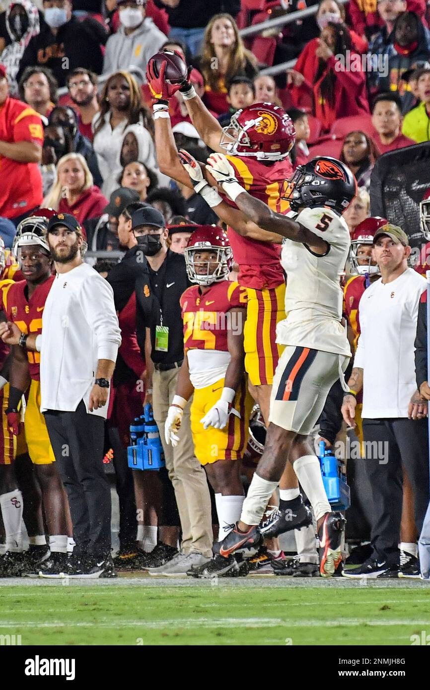 September 25, 2021 Los Angeles, CA.USC Trojans wide receiver Drake ...