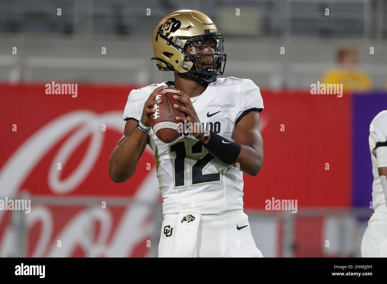 TEMPE, AZ - SEPTEMBER 25: Colorado Buffaloes quarterback Brendon Lewis ...