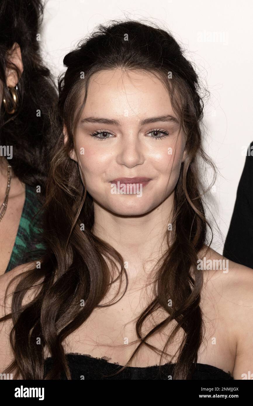 Mallory Wanecque arrives at the 48th Cesar Film Awards at L Olympia, on ...