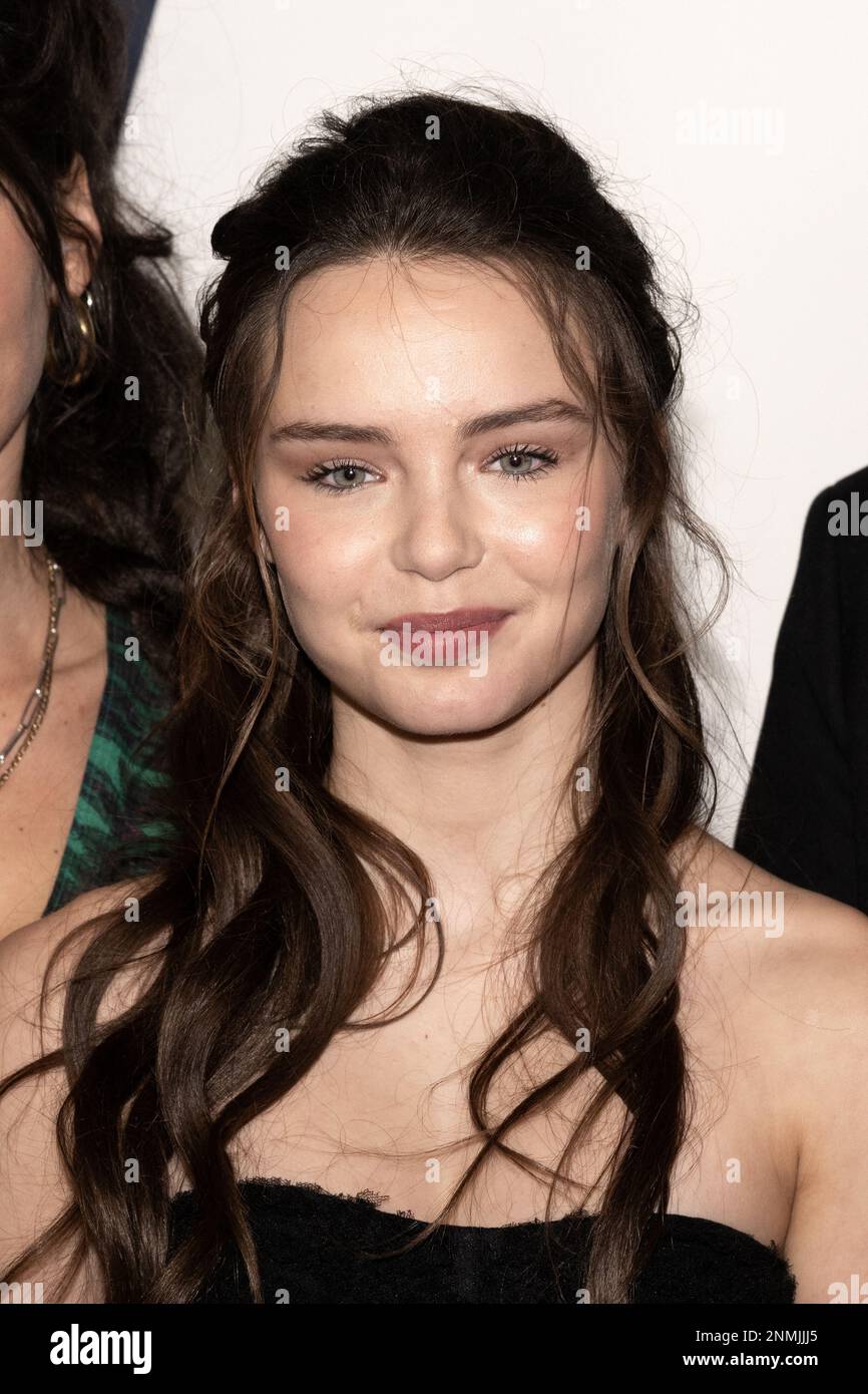 Mallory Wanecque arrives at the 48th Cesar Film Awards at L Olympia, on ...