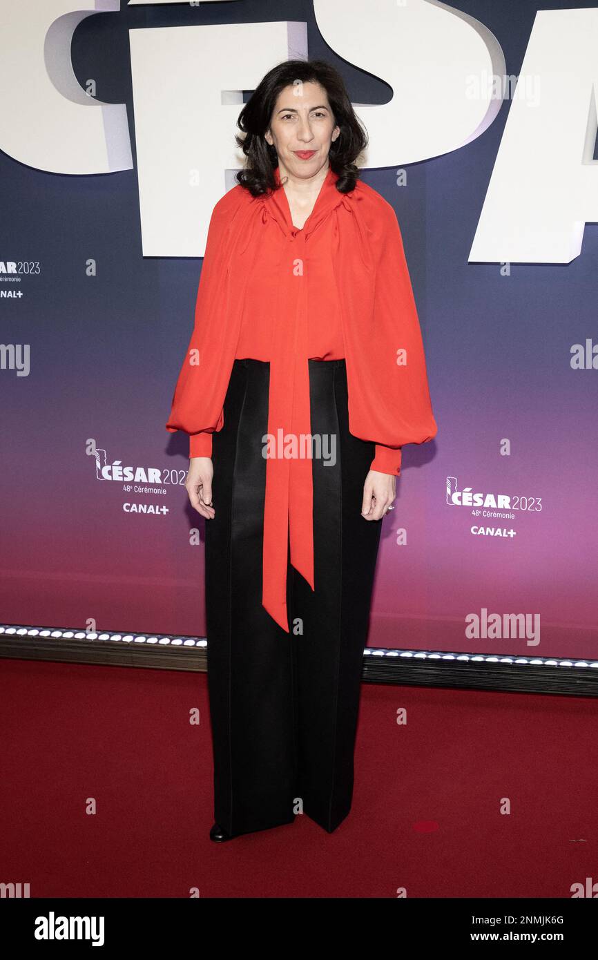 Rima Abdul Malak arrives at the 48th Cesar Film Awards at L Olympia, on ...