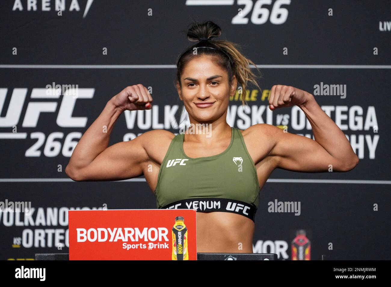 LAS VEGAS, NV - SEPTEMBER 24: Cynthia Calvillo steps on the scale for ...
