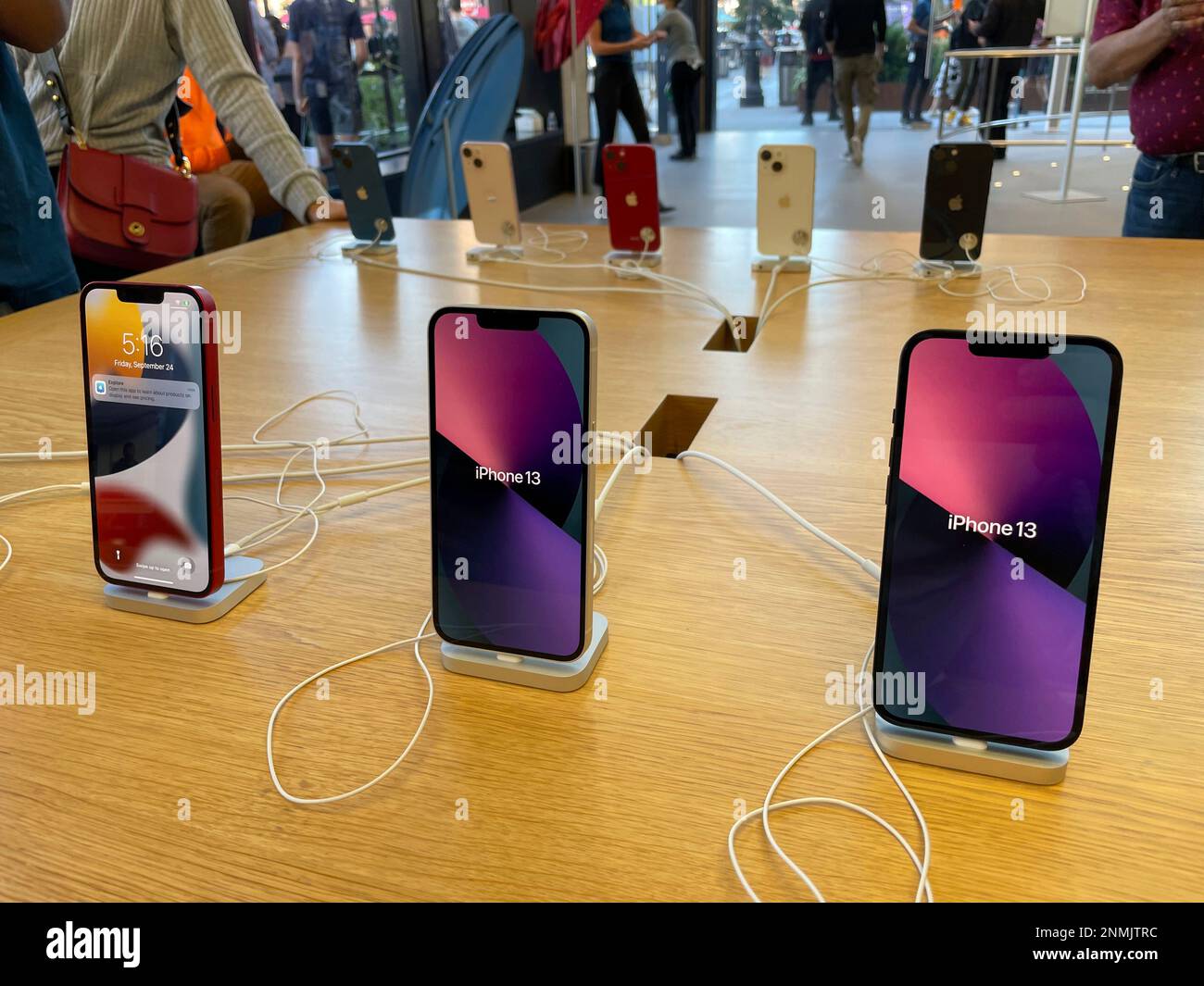 Photo by: STRF/STAR MAX/IPx 2021 9/24/21 The new iPhone 13 line of ...