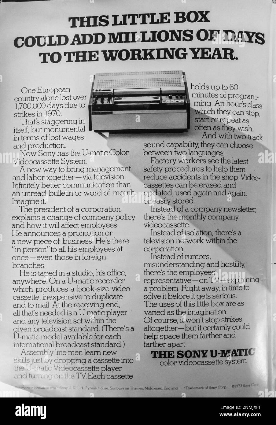 Sony video playback hi-res stock photography and images - Alamy