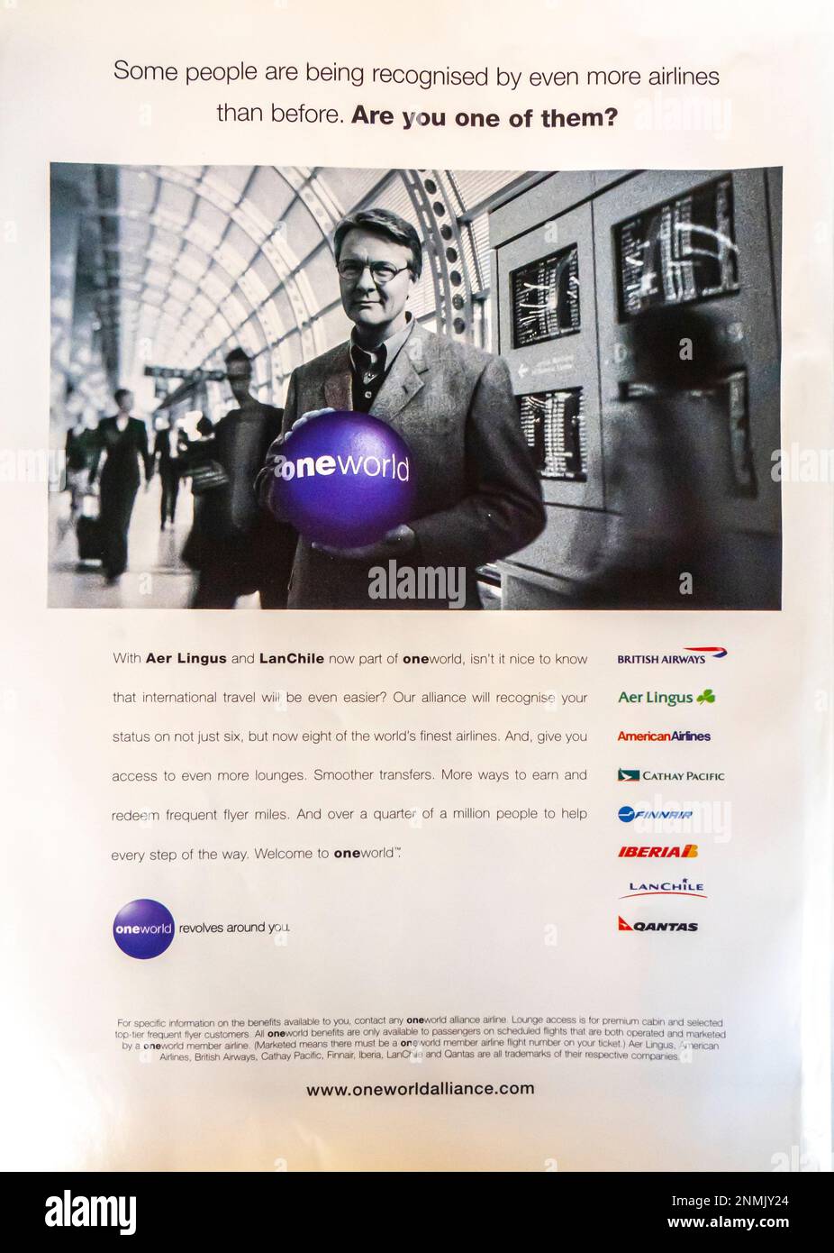 American airlines magazine advert hi-res stock photography and images ...