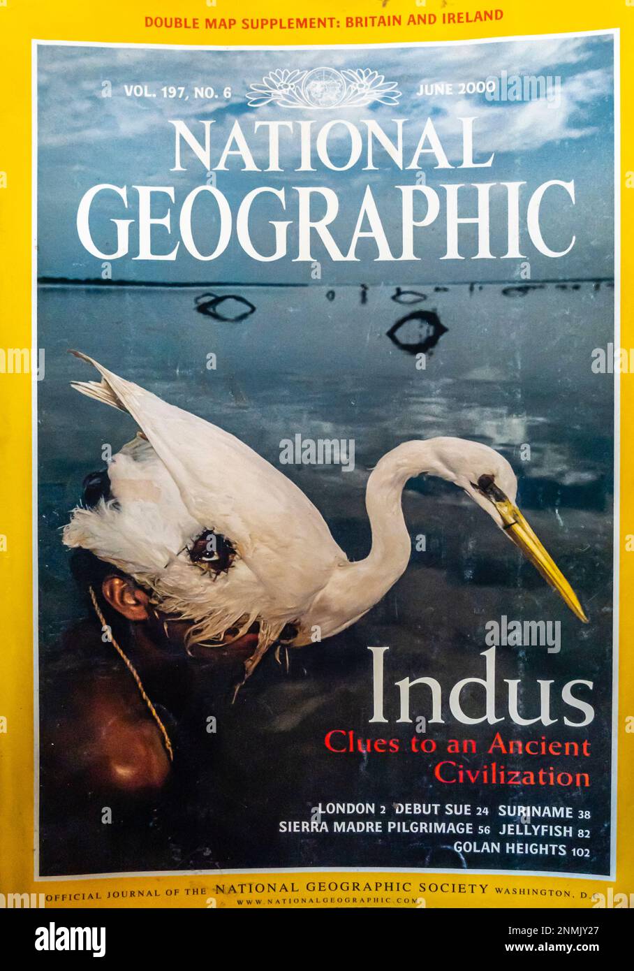 National Geographic magazine cover June 2000 Stock Photo - Alamy