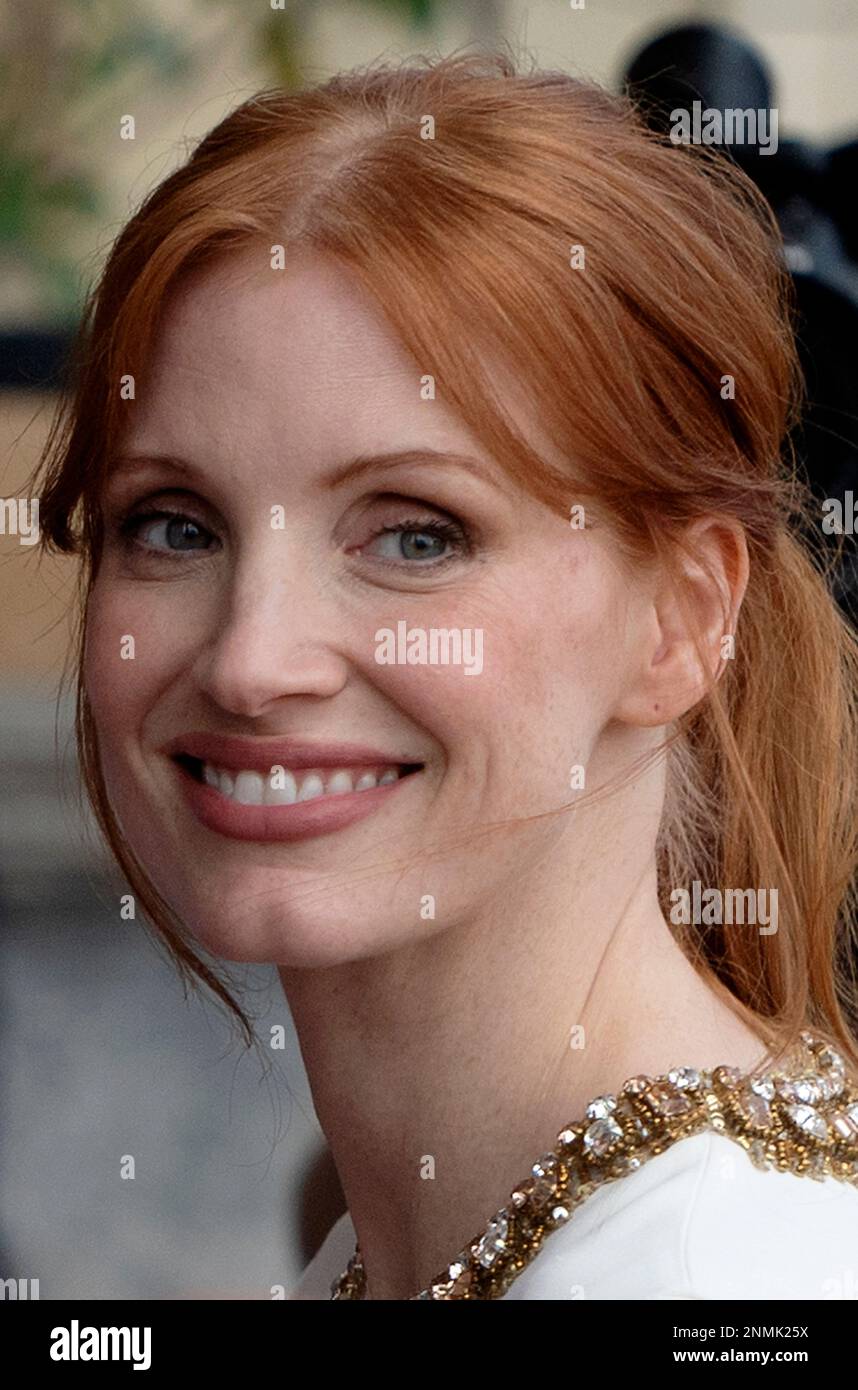 Actress Jessica Chastain poses as she arrives at the San Sebastian Film ...