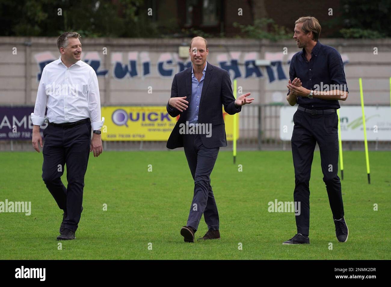 Britain's Prince William, President of the Football Association with ...