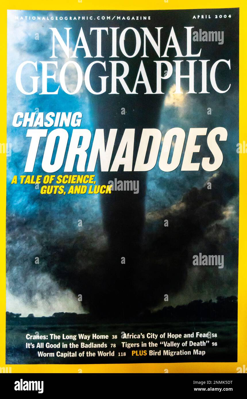National Geographic magazine cover April 2004 Stock Photo - Alamy