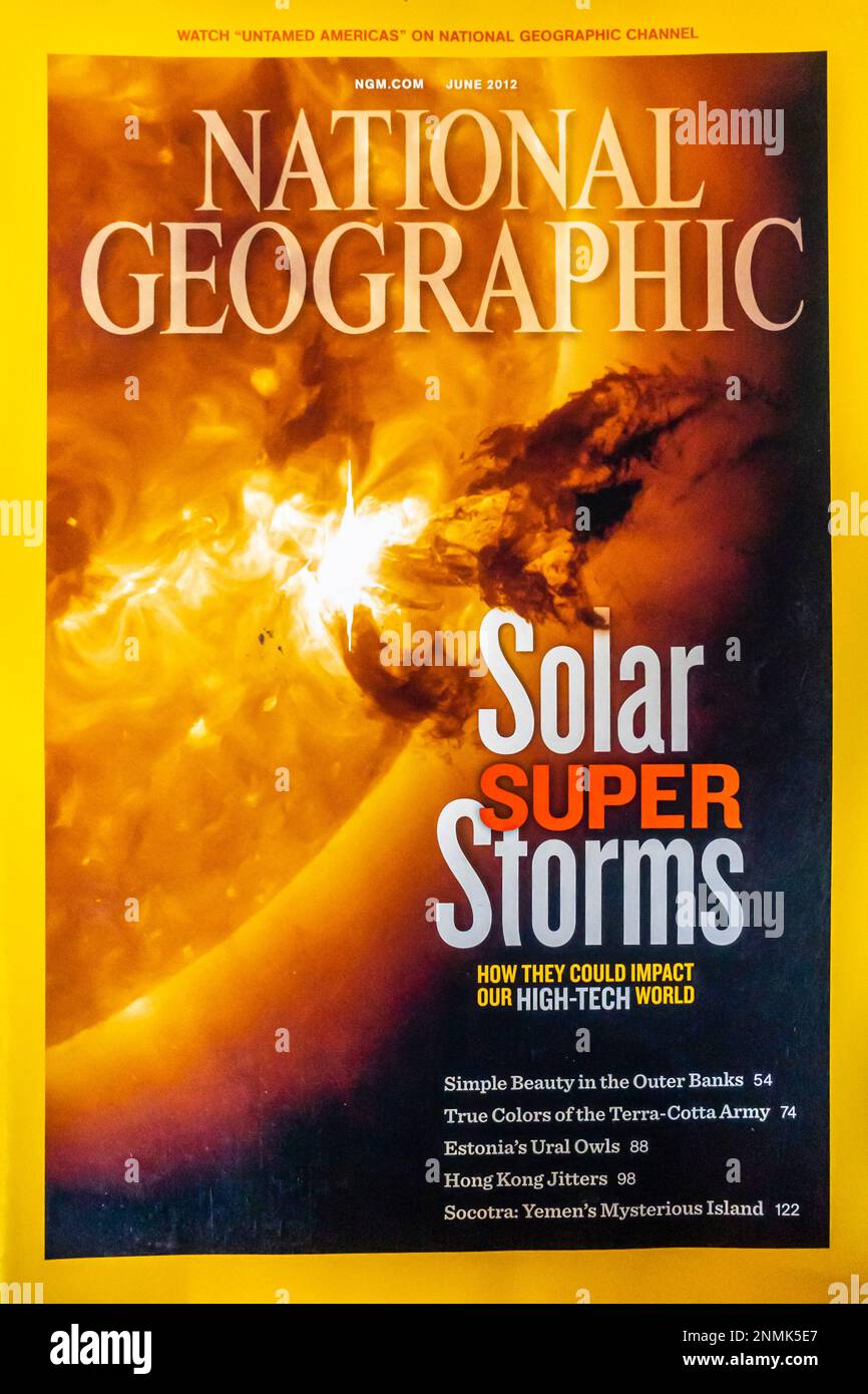 National geographic magazine covers hi-res stock photography and images ...