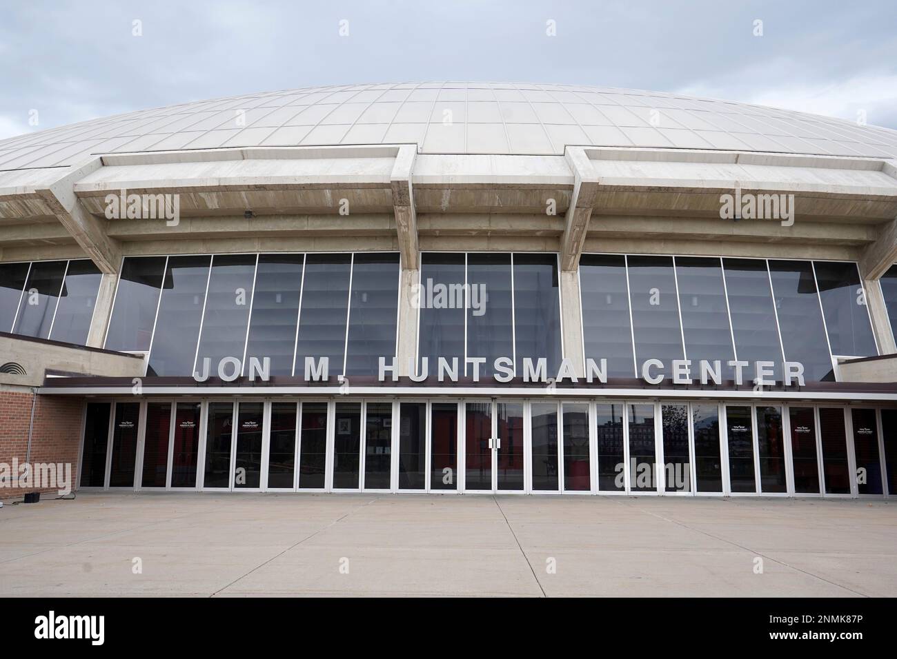A general view of the Jon M. Huntsman Center on the campus of the ...
