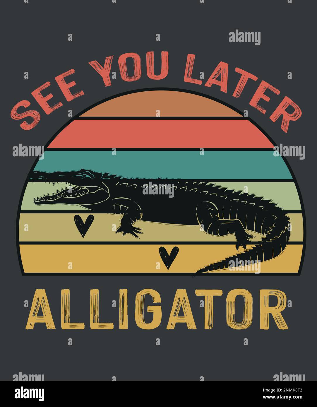 See You Later Alligator Gator Crocodile Zoo Animal Lover T-Shirt design ...