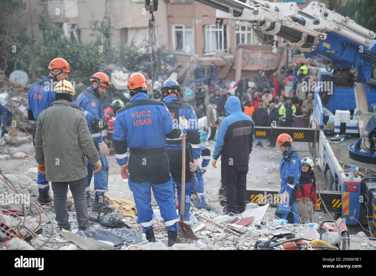 Antakya, Hatay, Turkey - February 10th, 2023: Turkey Earthquake ...