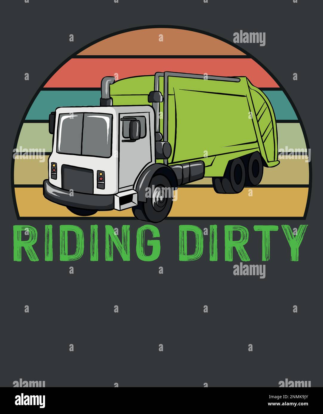 Trash trucks Stock Vector Images - Alamy