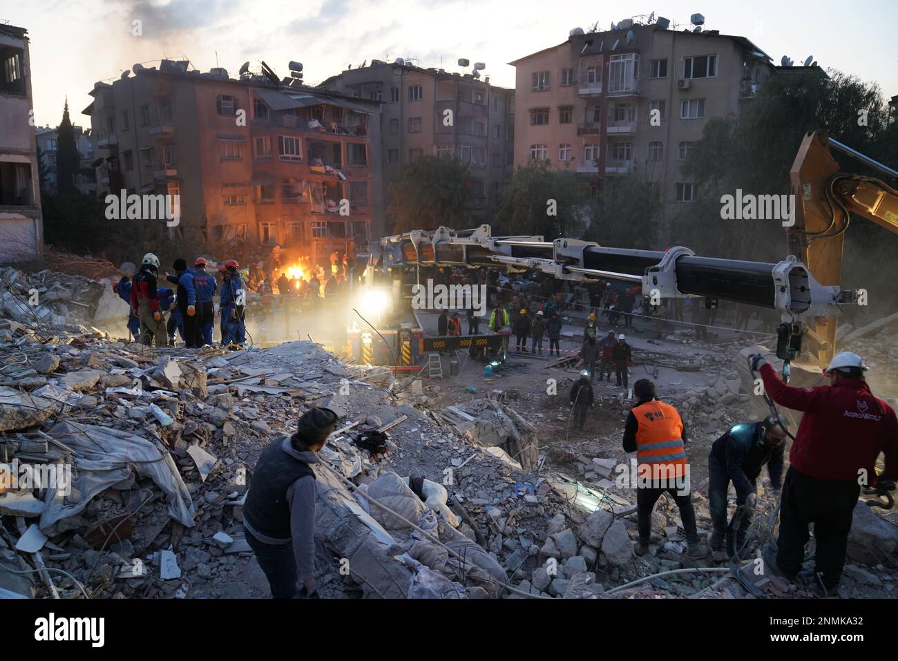 Antakya, Hatay, Turkey - February 10th, 2023: Turkey Earthquake ...