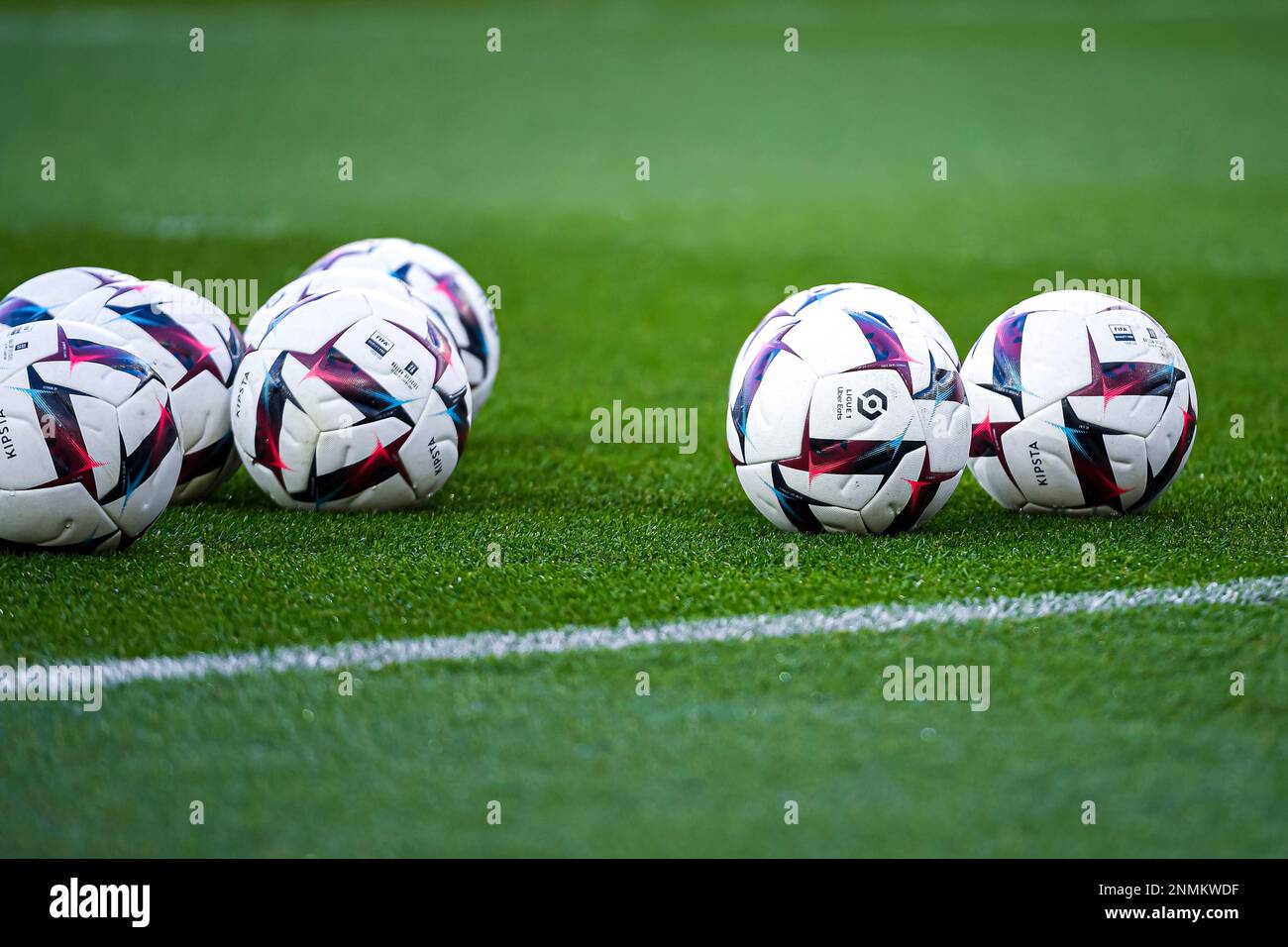 llustration picture shows the official Ligue 1 Uber Eats KIPSTA ball ...