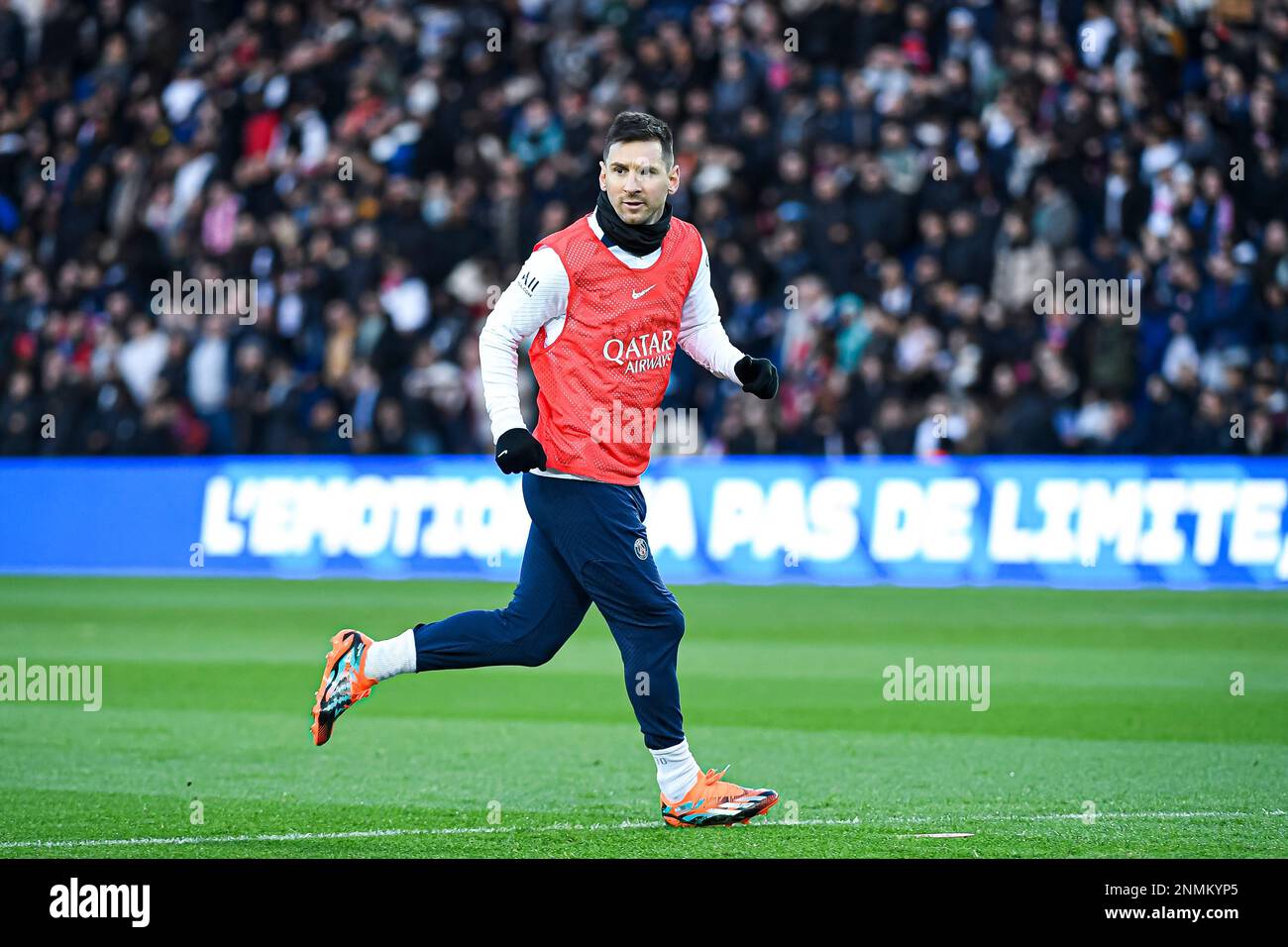 Lionel (Leo) Messi during the public training of the Paris Saint ...