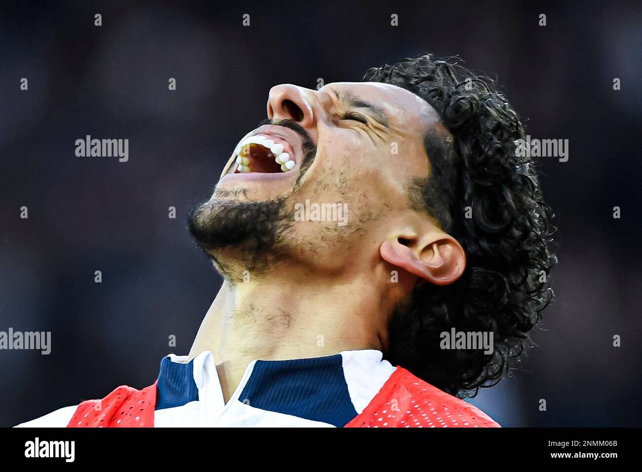Marquinhos (Marcos Aoas Correa) during the public training of the Paris ...