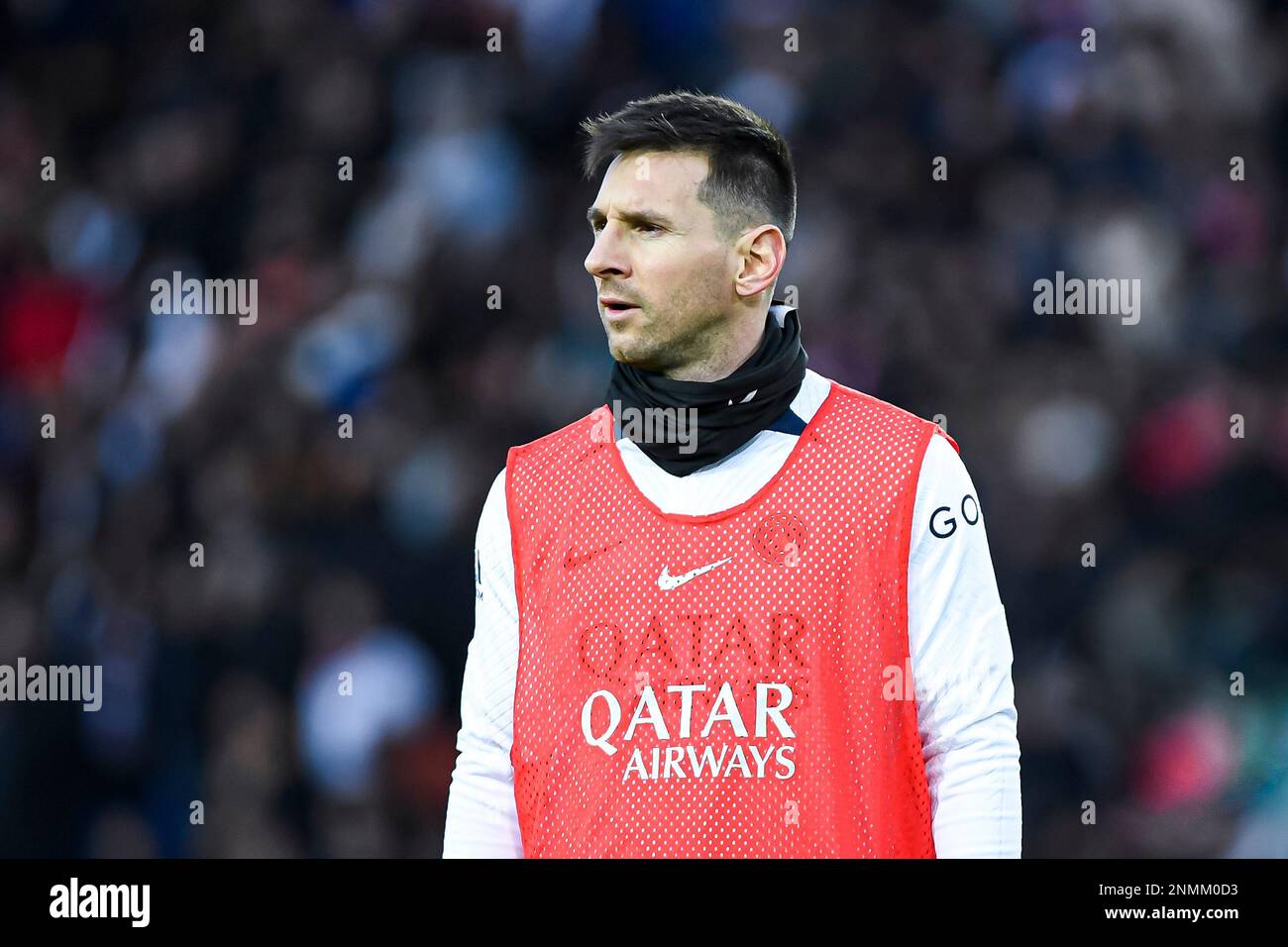 Lionel (Leo) Messi during the public training of the Paris Saint ...