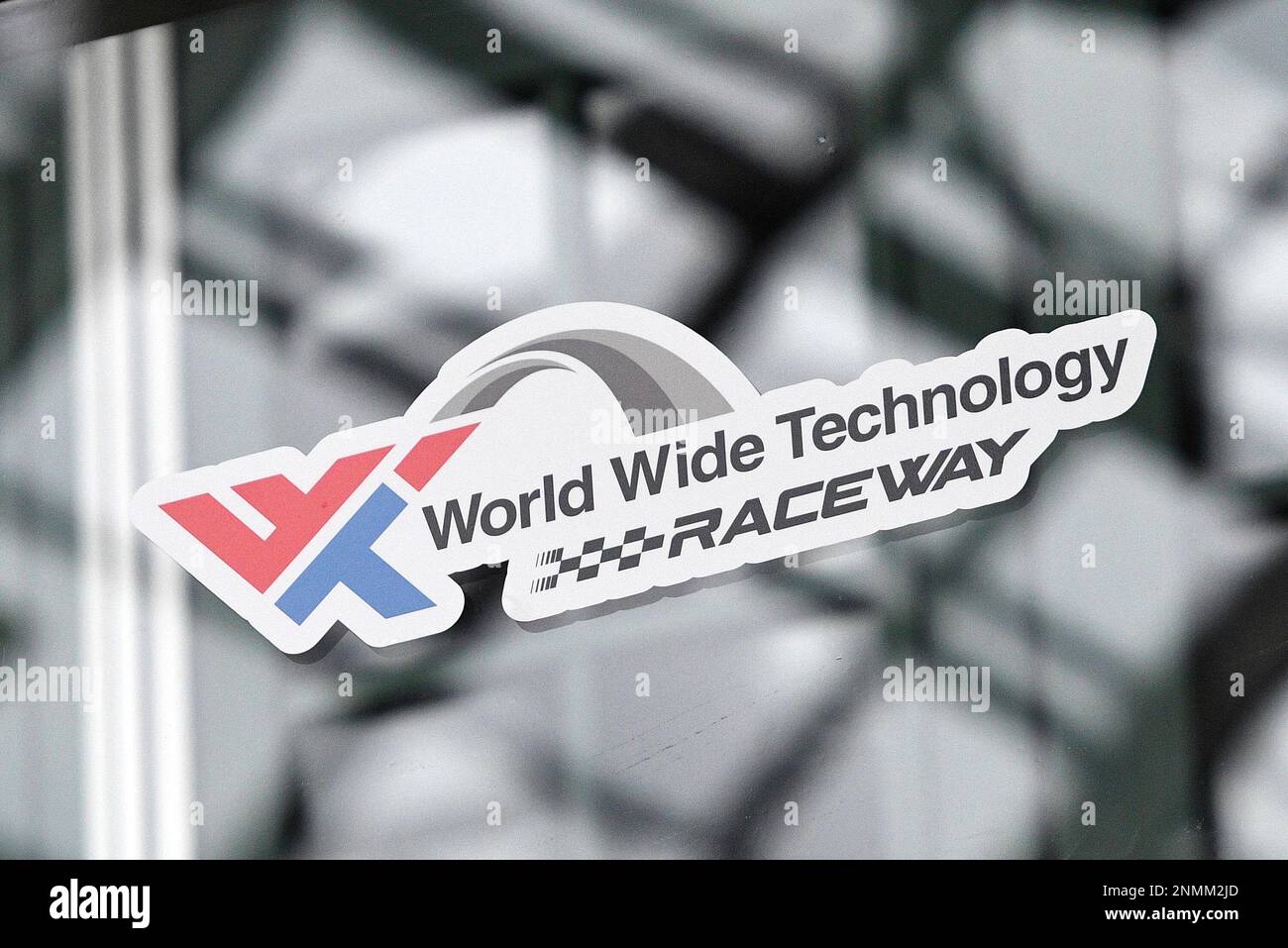 ST LOUIS, MO - SEPTEMBER 15: A World Wide Technology Raceway logo ...